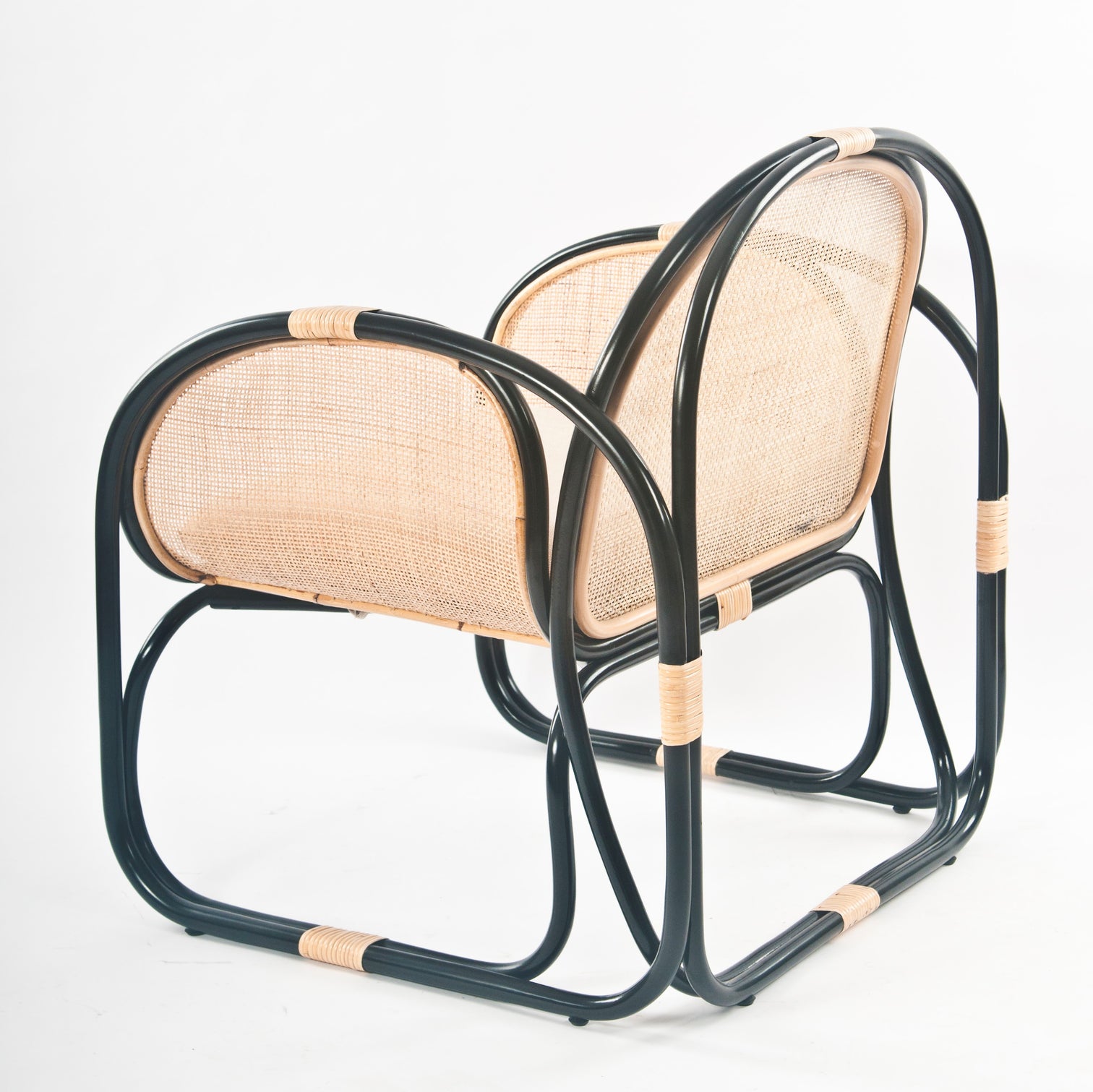 Bermuda Rattan Chair (Black Frame) – The Rattan Company
